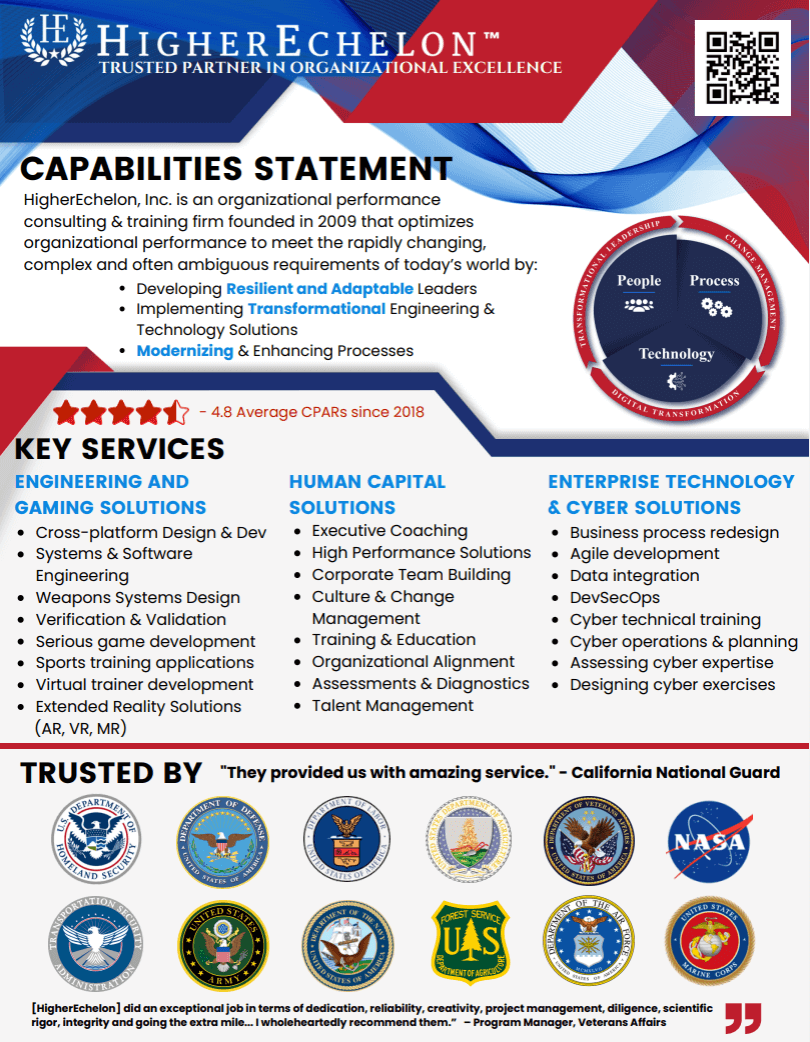 HigherEchelon Capabilities Statement