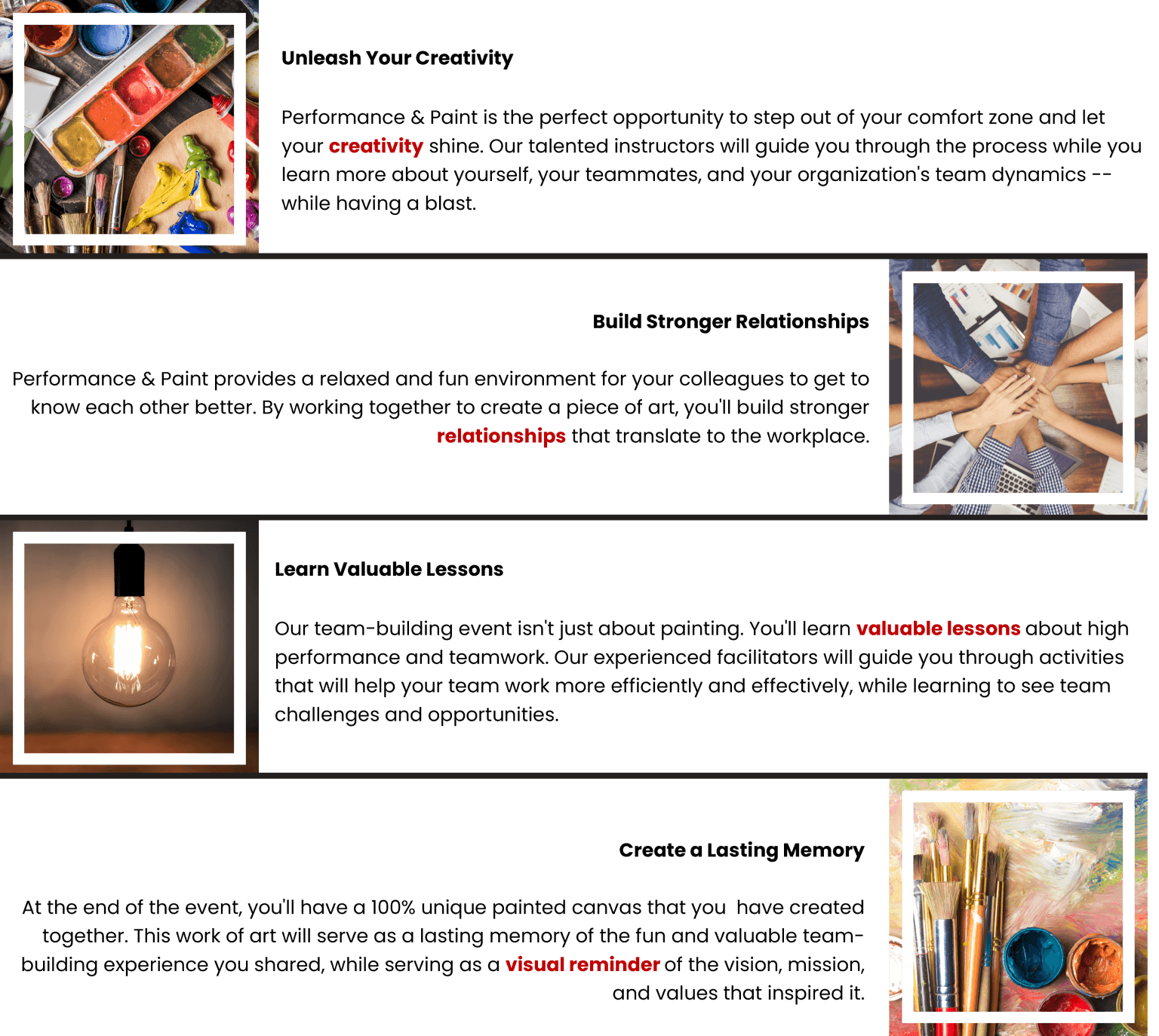 Innovative Team Building Workshops