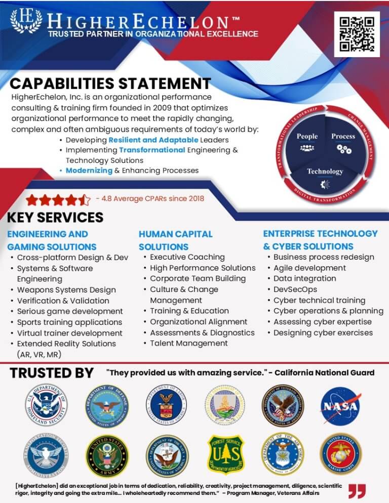 HigherEchelon Capabilities Statement